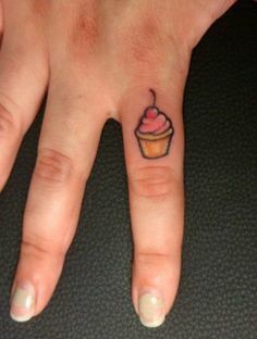 Tatuajes De Cupcakes Femeninos
