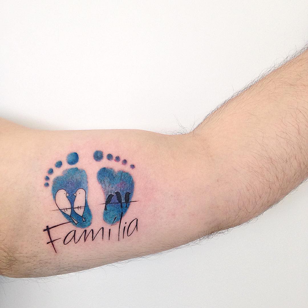 Tatuaje: Huellitas de Bebé - Tatuajes para Mujeres