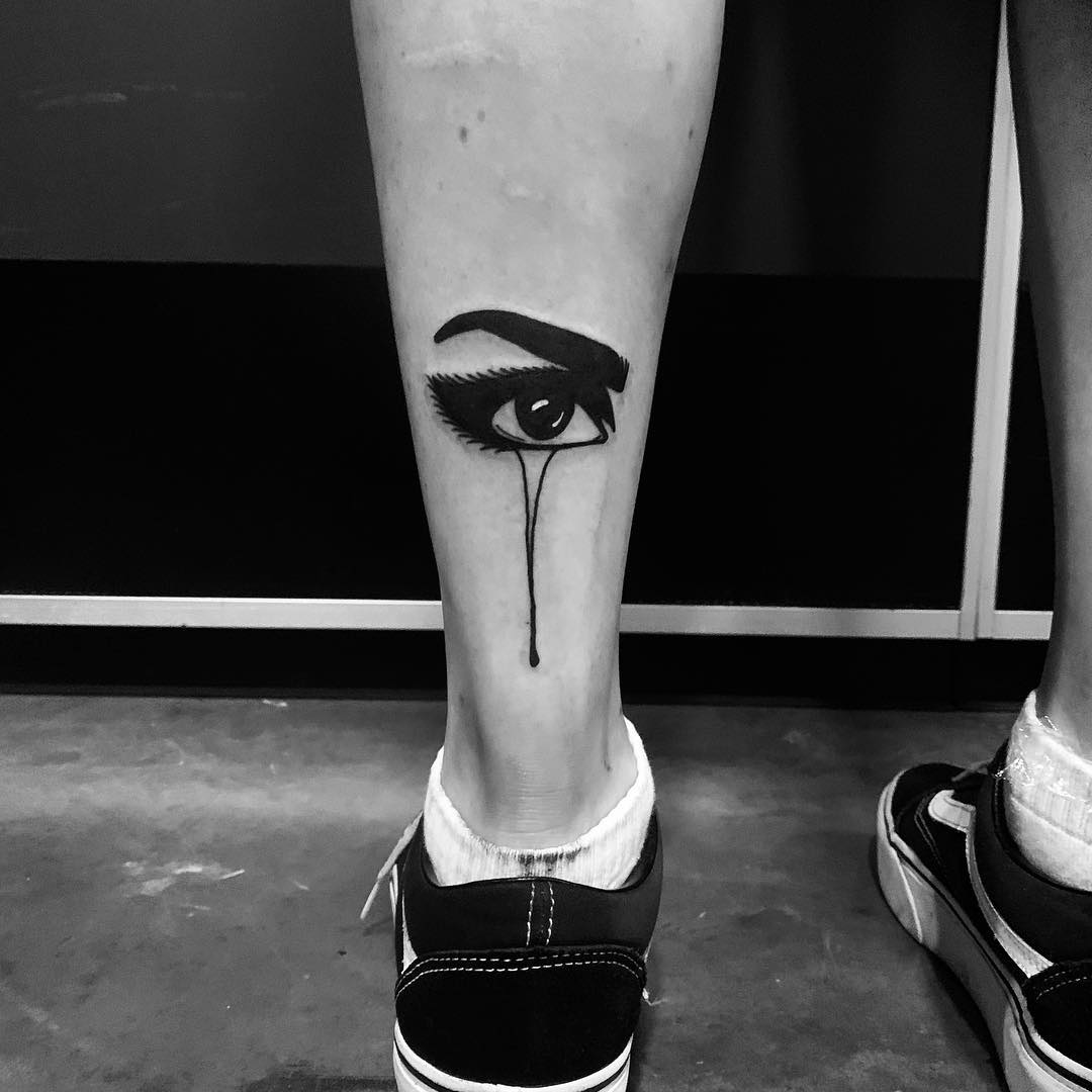 Tatuaje: Tatuaje Ojo con lágrima por Hayden Thompson Tattoo - Tatuajes ...
